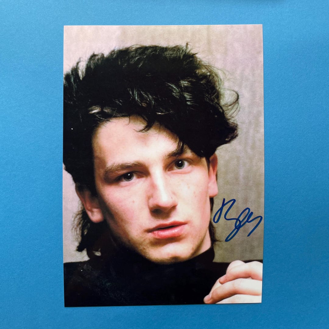 Bono - U2 Signed Photo Authentic Autograph With COA - Etsy