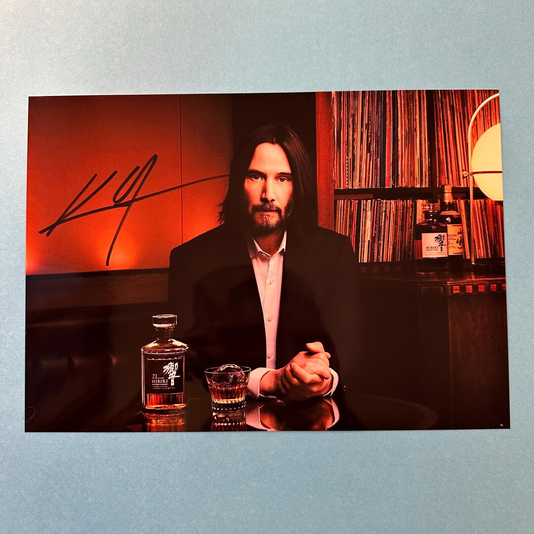 Keanu Reeves Signed Photo Authentic Autograph With COA - Etsy