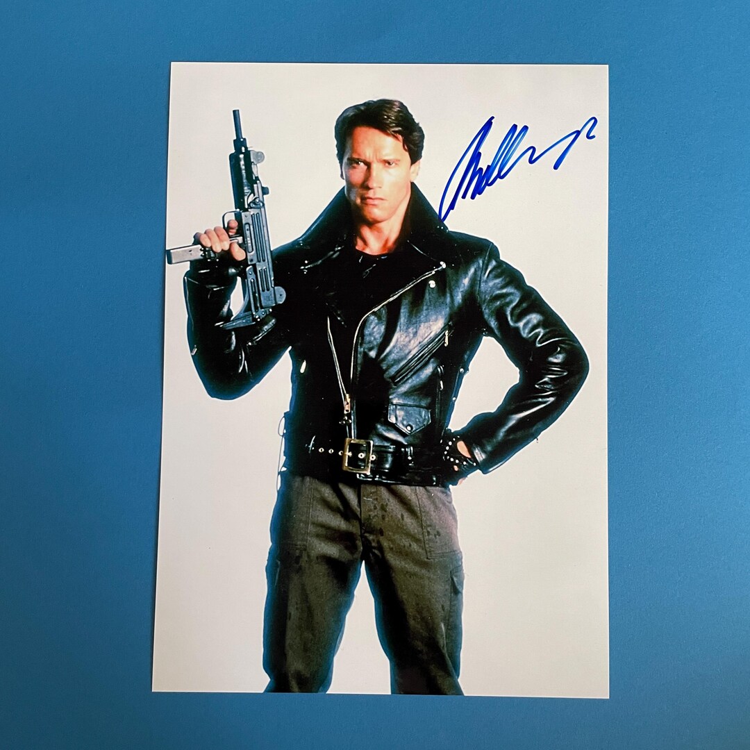 Arnold Schwarzenegger Signed Photo Authentic Autograph With COA - Etsy