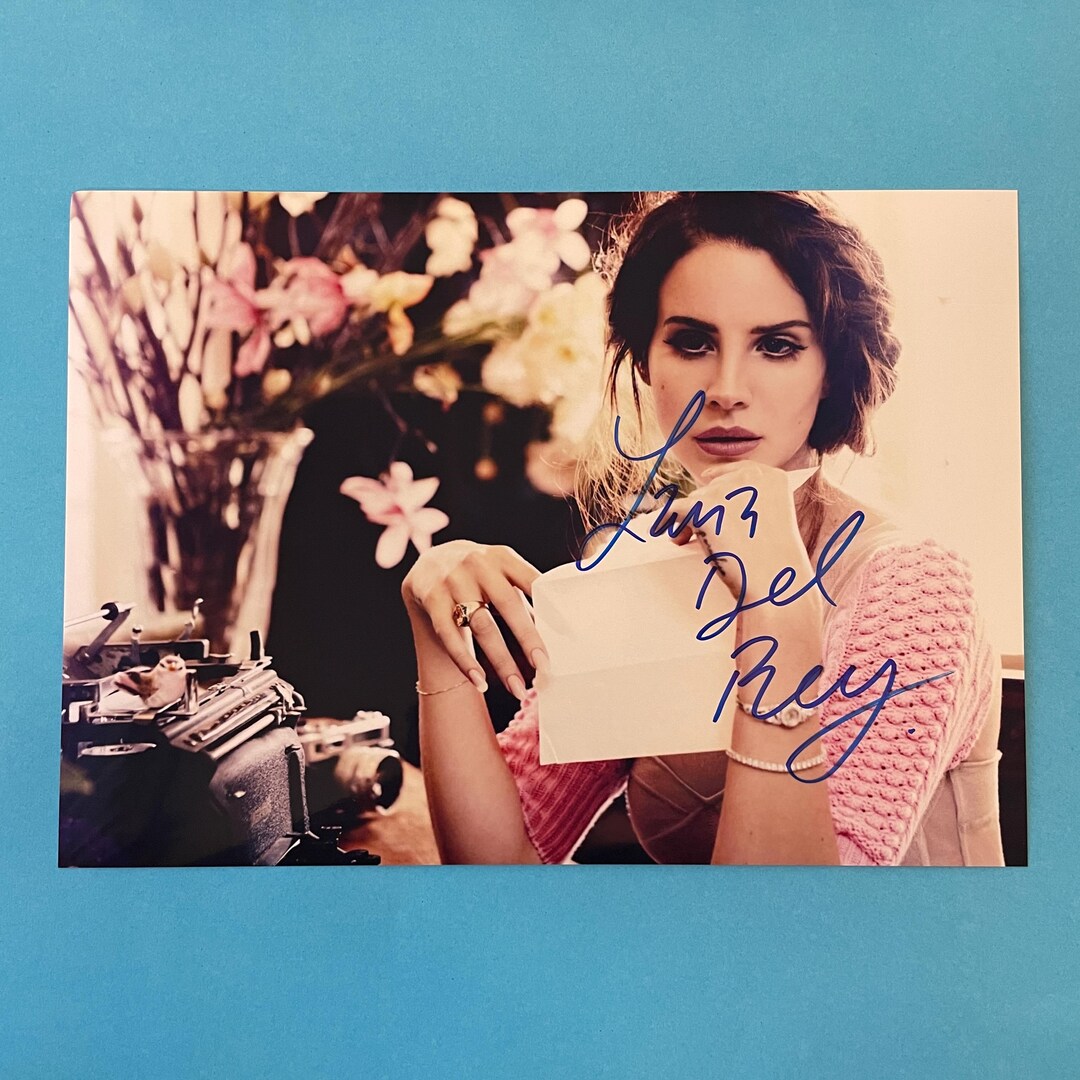 Lana Del Rey Signed Photo Authentic Autograph With COA - Etsy
