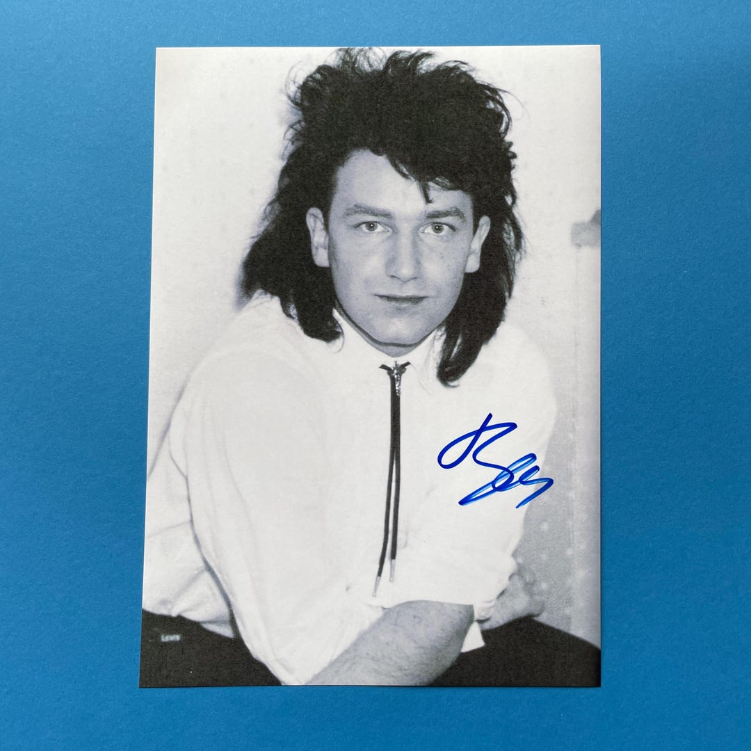 Bono - U2 Signed Photo Authentic Autograph With COA - Etsy