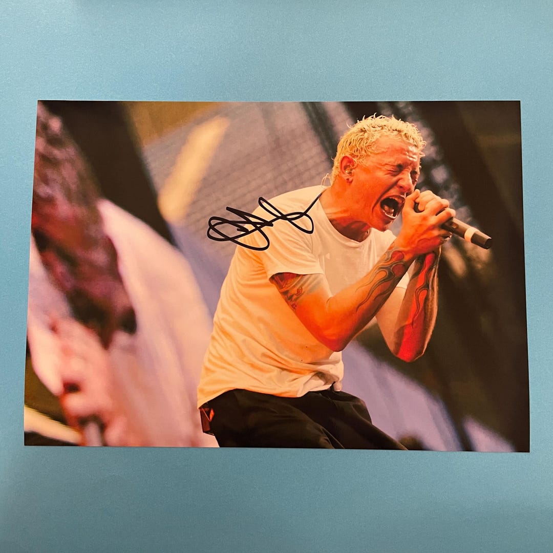Chester Bennington Linkin Park Signed Photo Authentic Autograph With ...