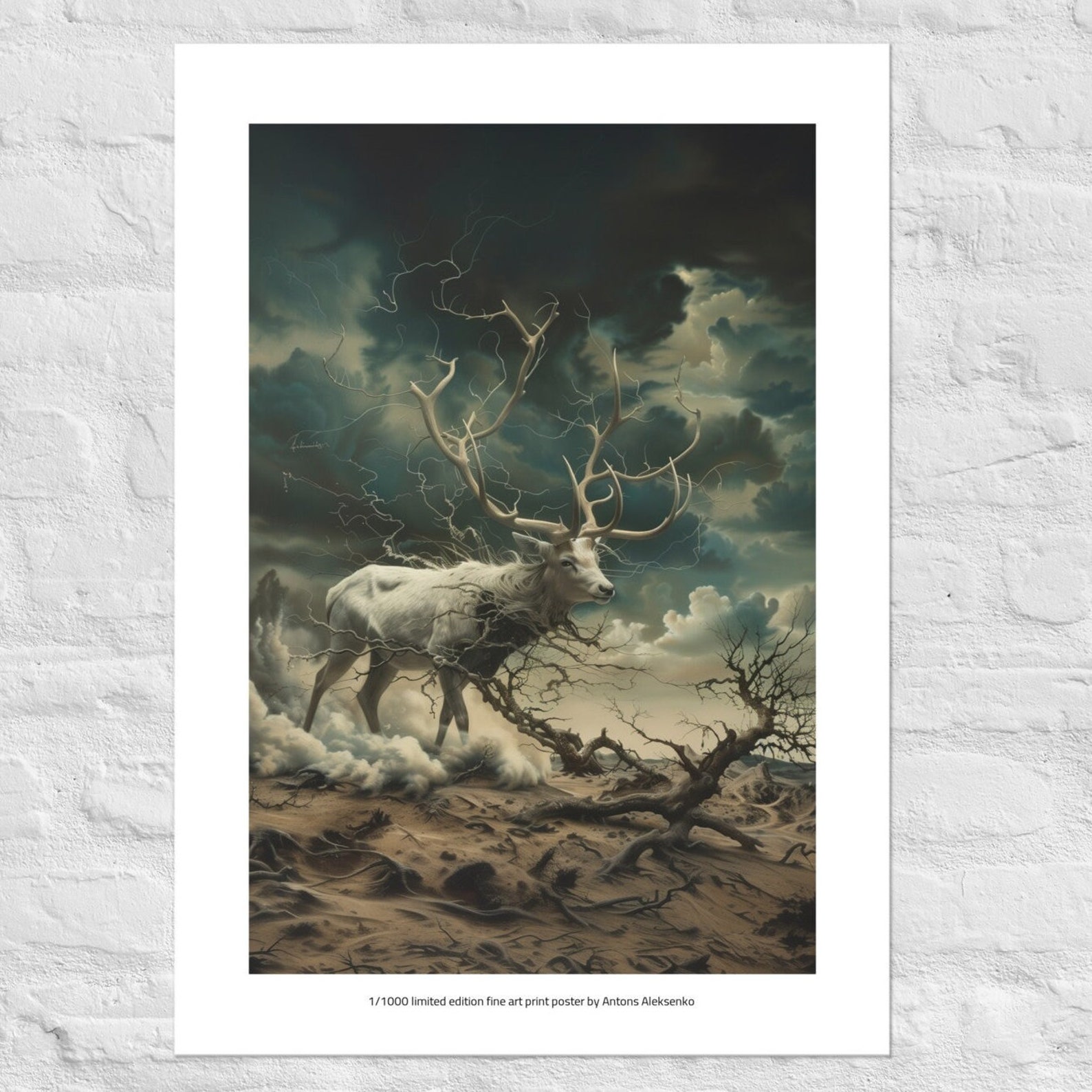 HOW DEER Collectible Art Print Poster Limited 1 of 1000 - Etsy