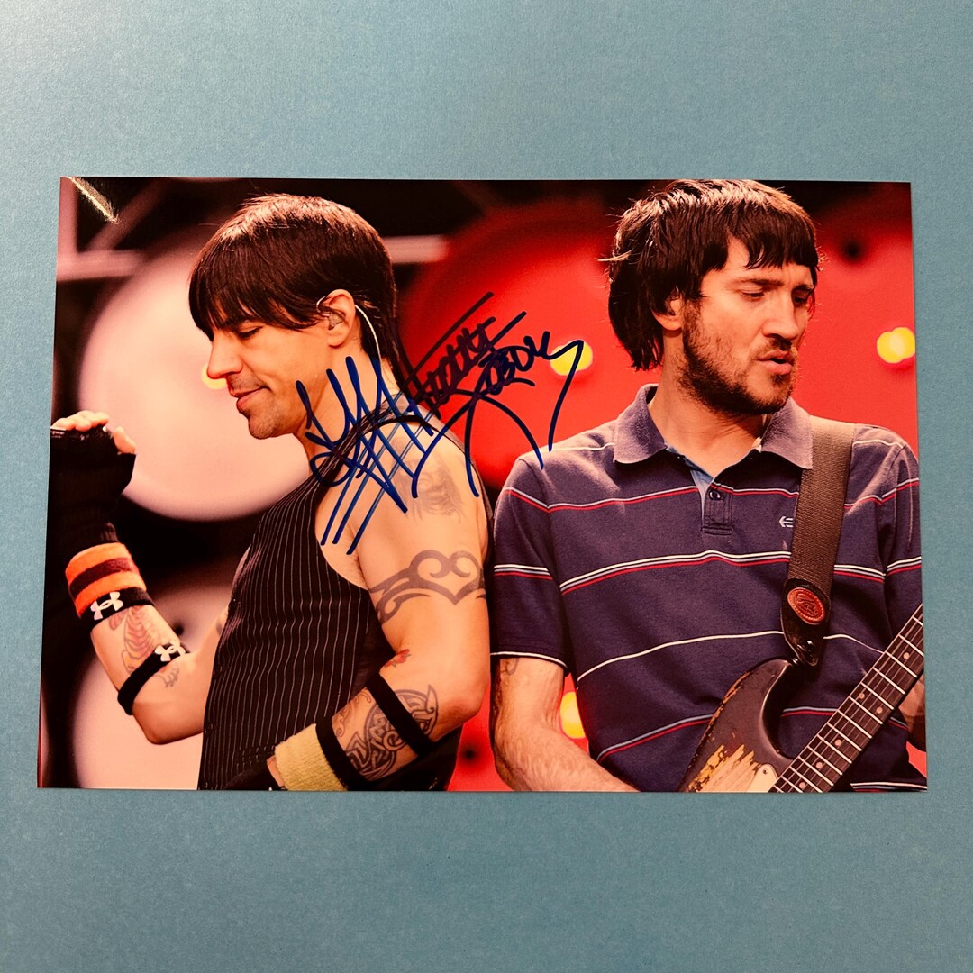 Anthony Kiedis Red Hot Chili Peppers Signed Photo Authentic Autograph With COA - Etsy