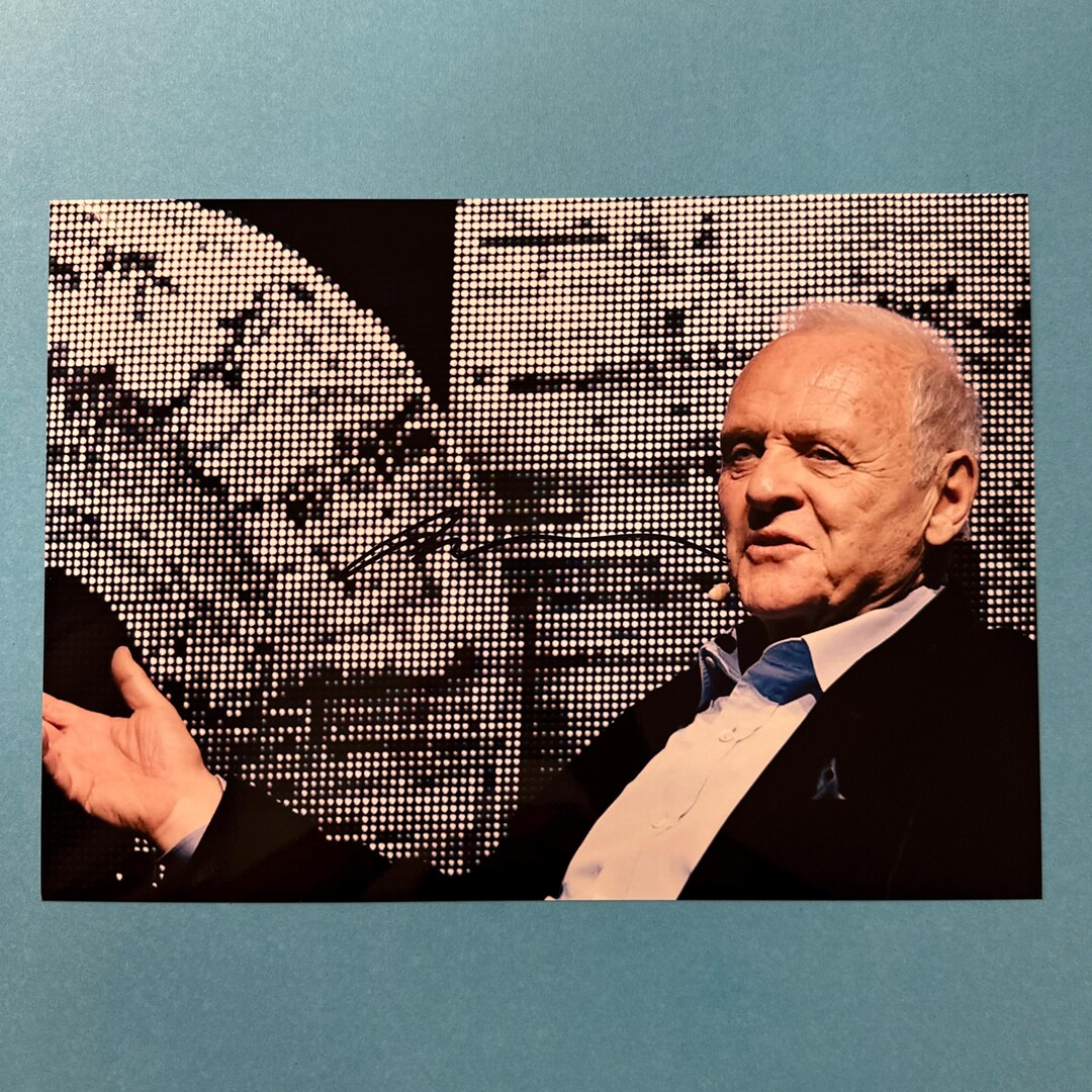 Anthony Hopkins Signed Photo Authentic Autograph With COA - Etsy
