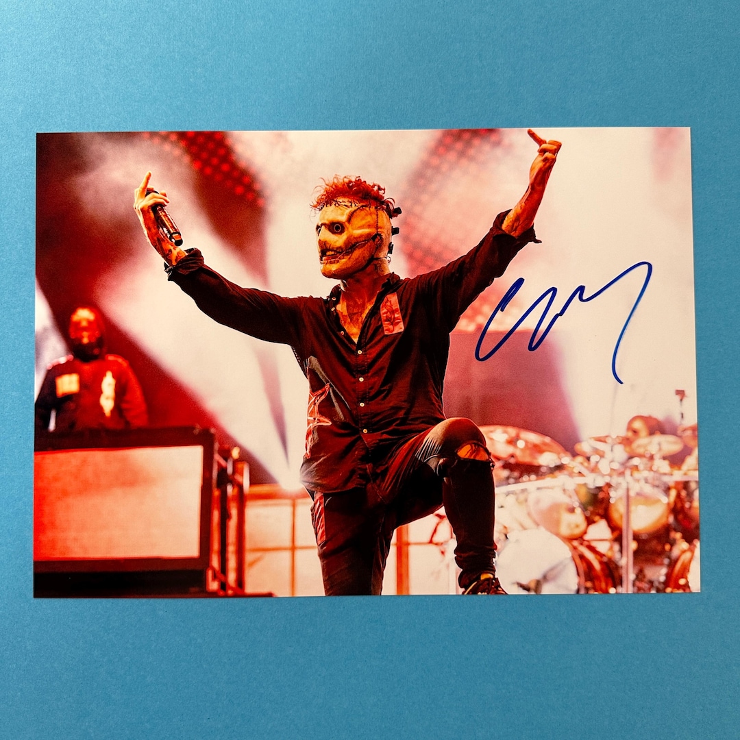 Corey Taylor Slipknot Signed Photo Authentic Autograph With COA - Etsy