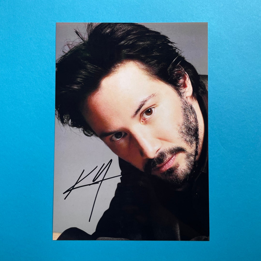 Keanu Reeves Signed Photo Authentic Autograph With COA - Etsy