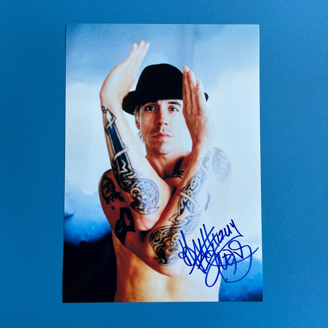 Anthony Kiedis Red Hot Chili Peppers Signed Photo Authentic Autograph With COA - Etsy