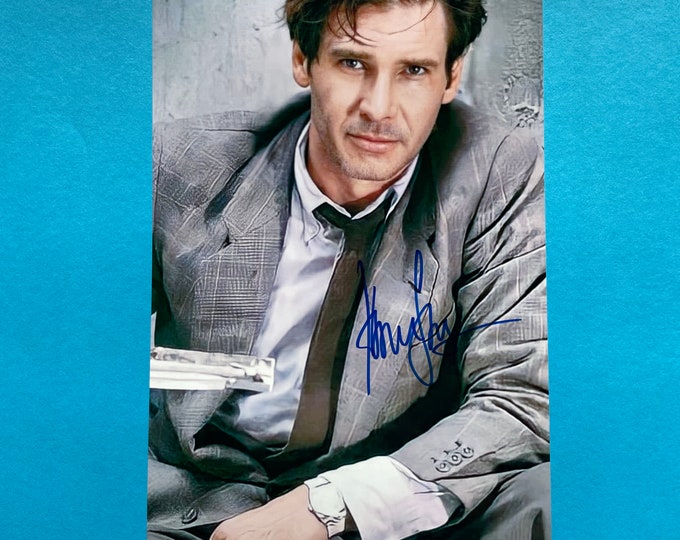 Harrison Ford Signed Photo Authentic Autograph With COA - Etsy