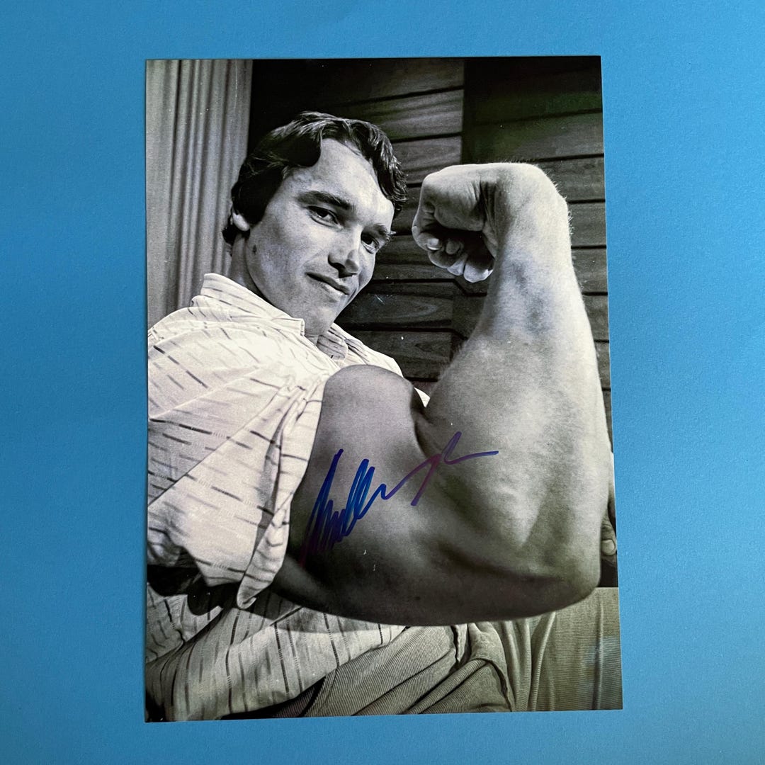 Arnold Schwarzenegger Signed Photo Authentic Autograph With COA - Etsy