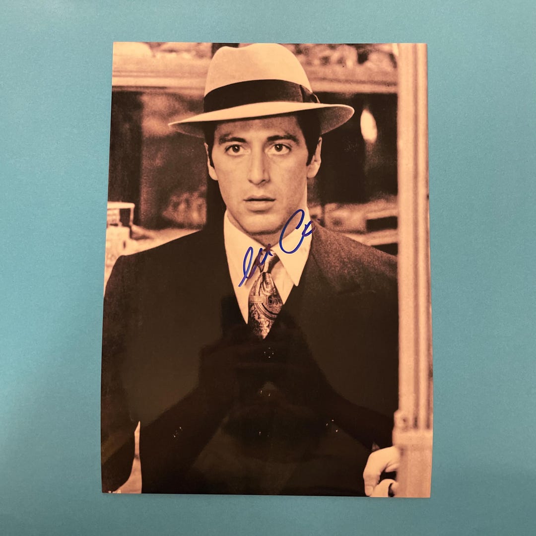 Al Pacino Signed Photo Authentic Autograph With COA - Etsy