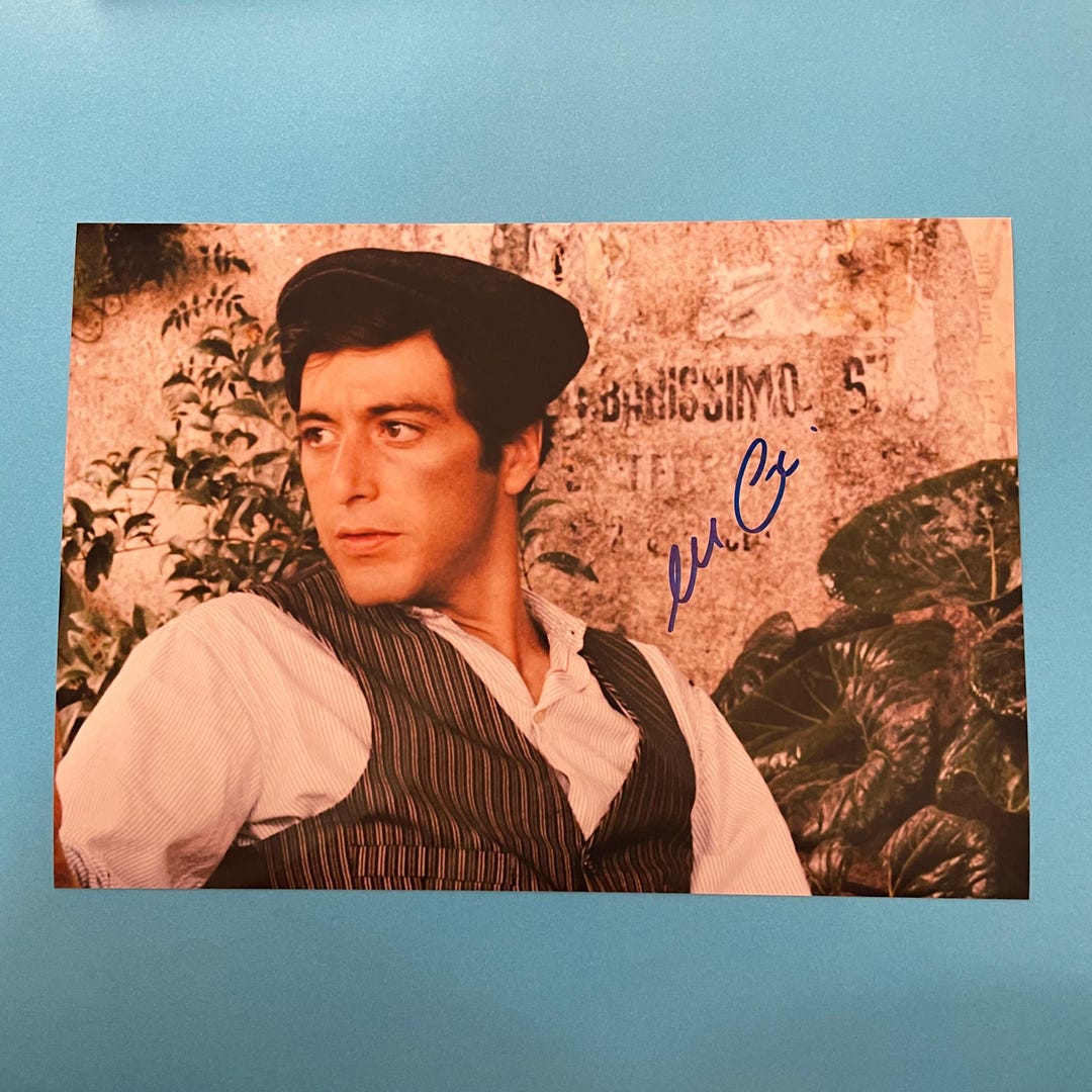 Al Pacino Signed Photo Authentic Autograph With COA - Etsy