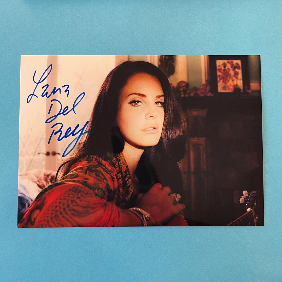 Lana Del Rey Signed Photo Authentic Autograph With COA - Etsy