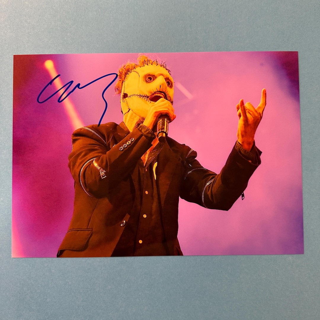 Corey Taylor Slipknot Signed Photo Authentic Autograph With COA - Etsy