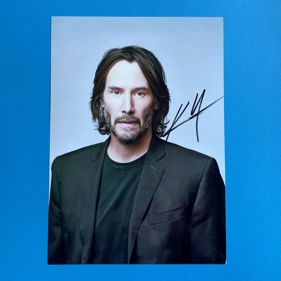 Keanu Reeves Signed Photo Authentic Autograph With COA - Etsy