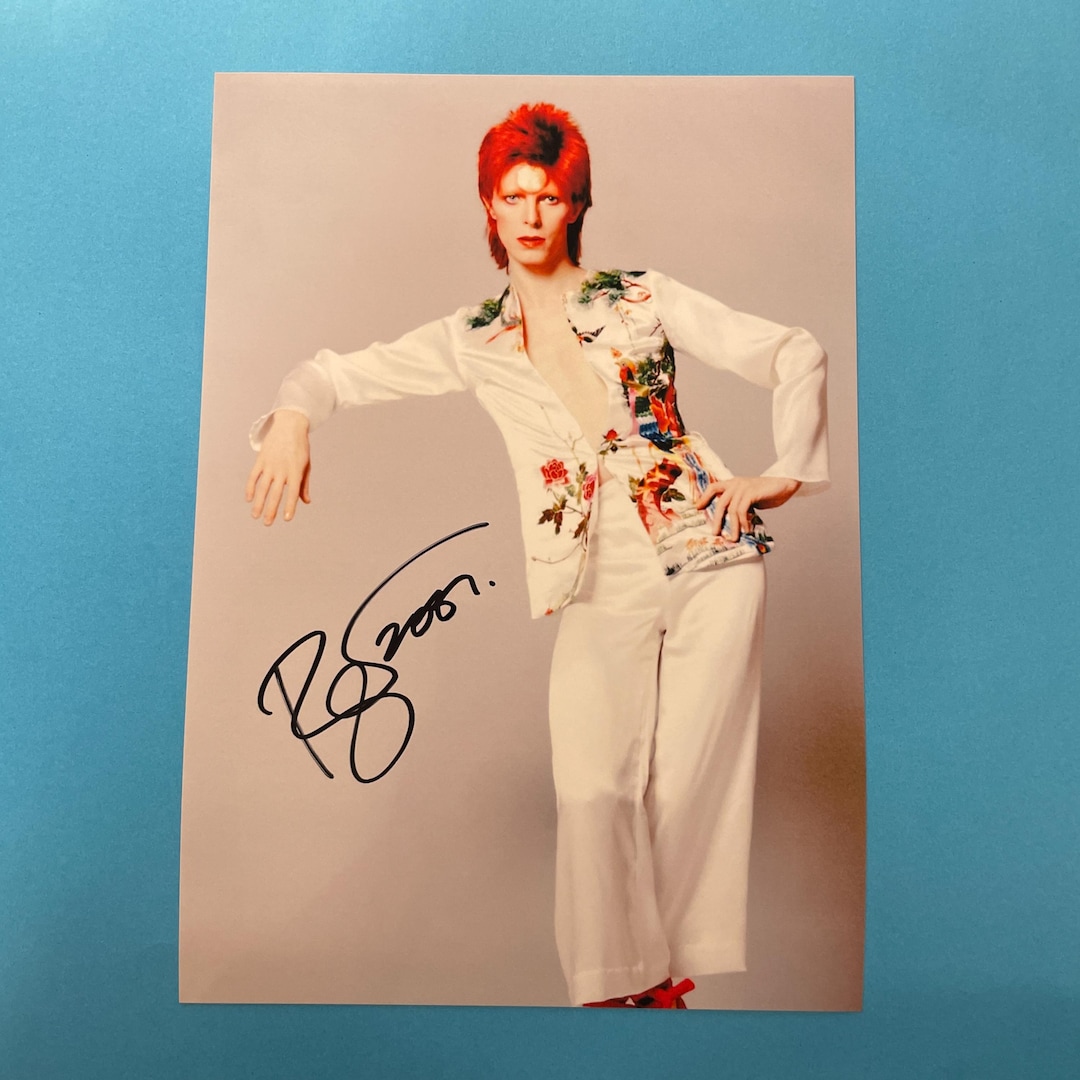David Bowie Signed Photo Authentic Autograph With COA - Etsy
