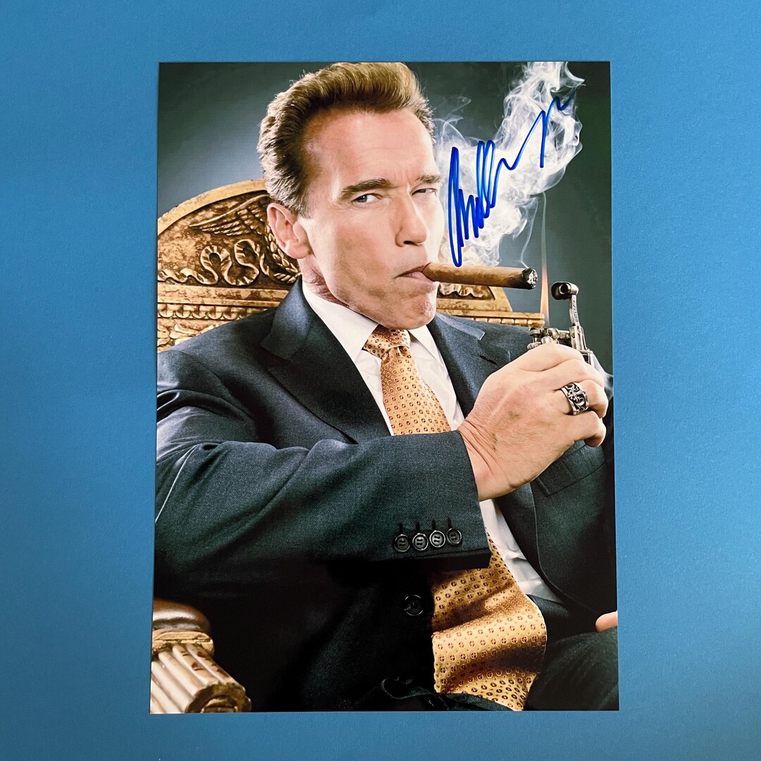 Arnold Schwarzenegger Signed Photo Authentic Autograph With COA - Etsy