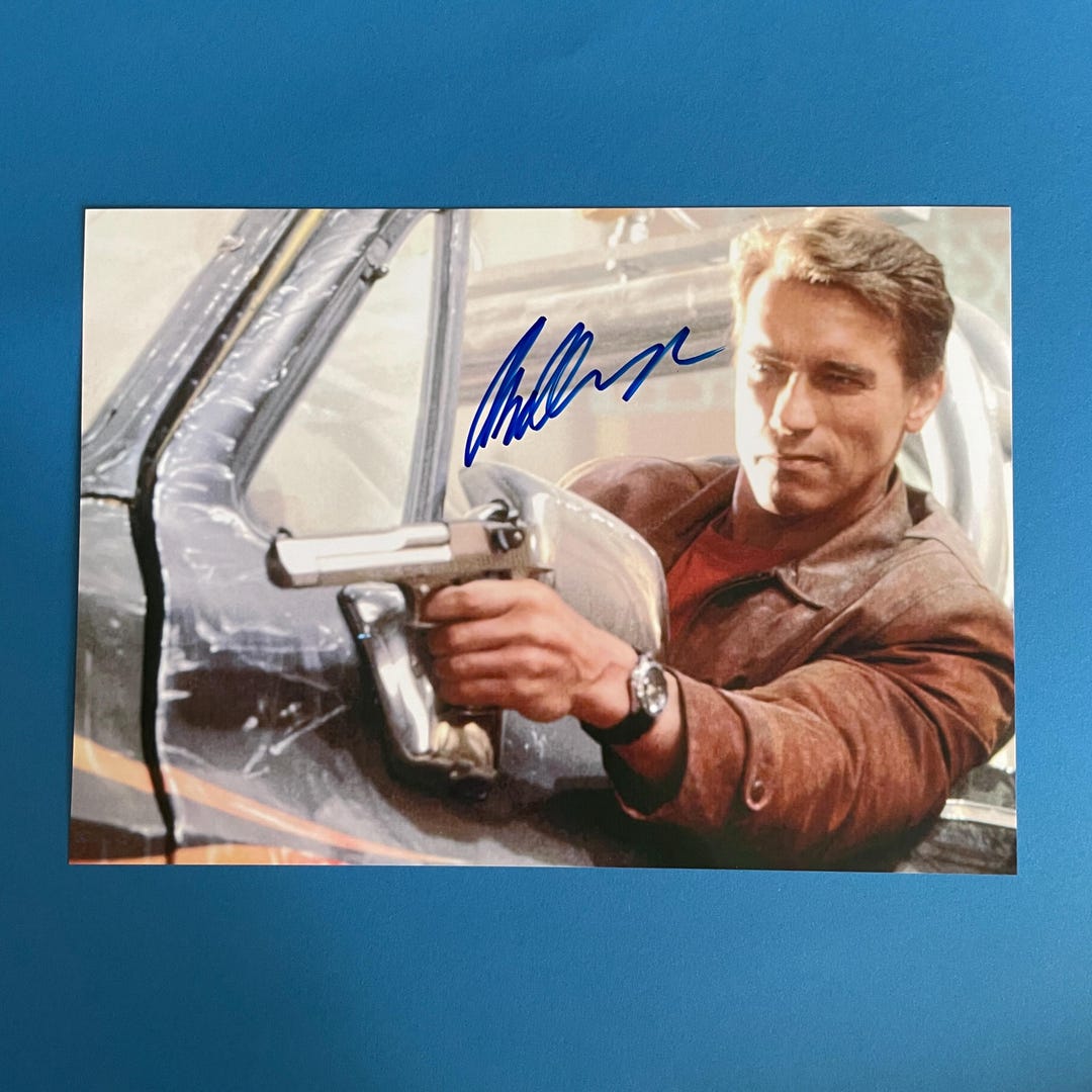 Arnold Schwarzenegger Signed Photo Authentic Autograph With COA - Etsy