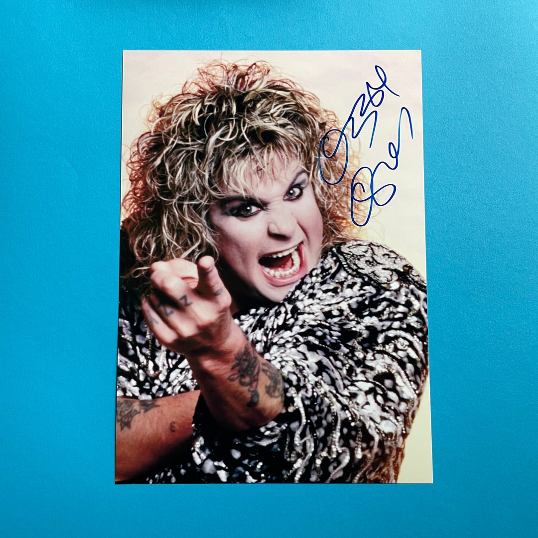 Ozzy Osbourne Signed Photo Authentic Autograph With COA - Etsy