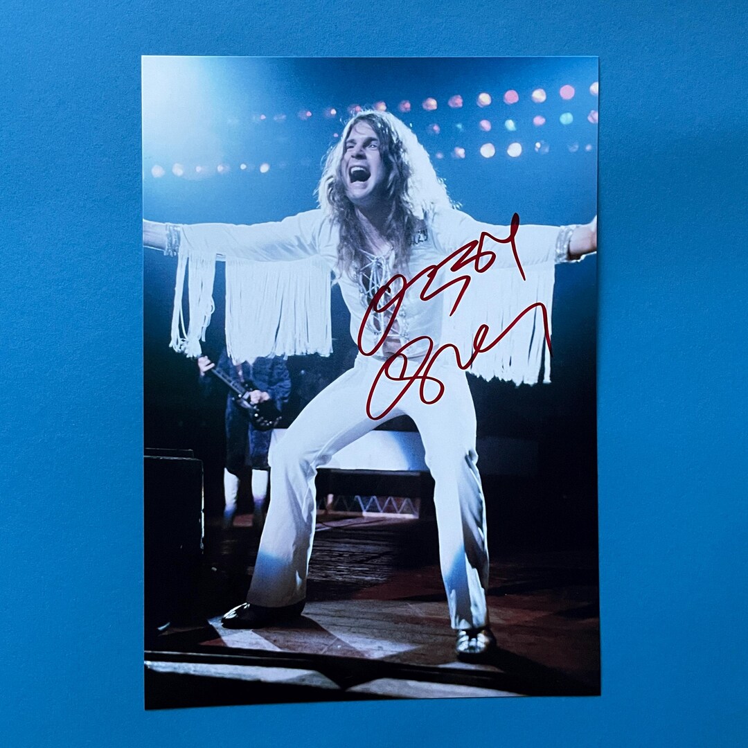 Ozzy Osbourne Signed Photo Authentic Autograph With COA - Etsy