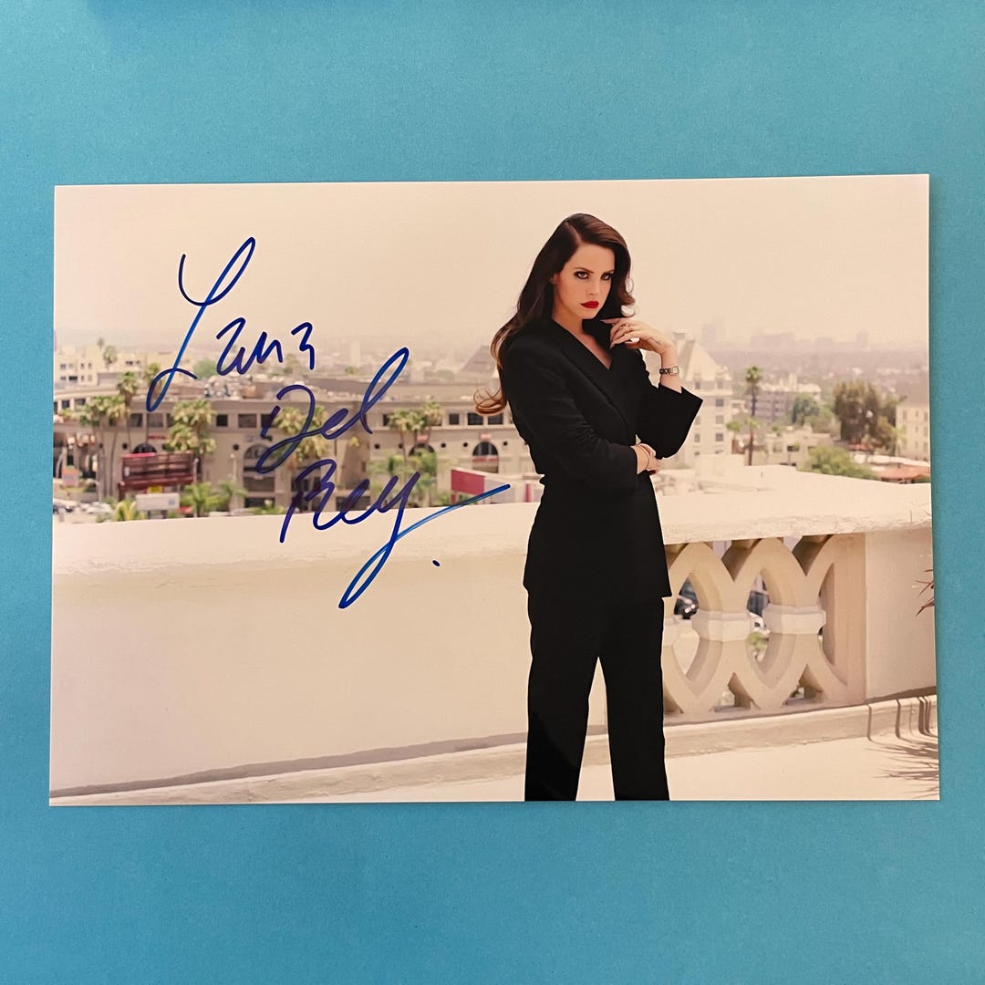 Lana Del Rey Signed Photo Authentic Autograph With COA - Etsy