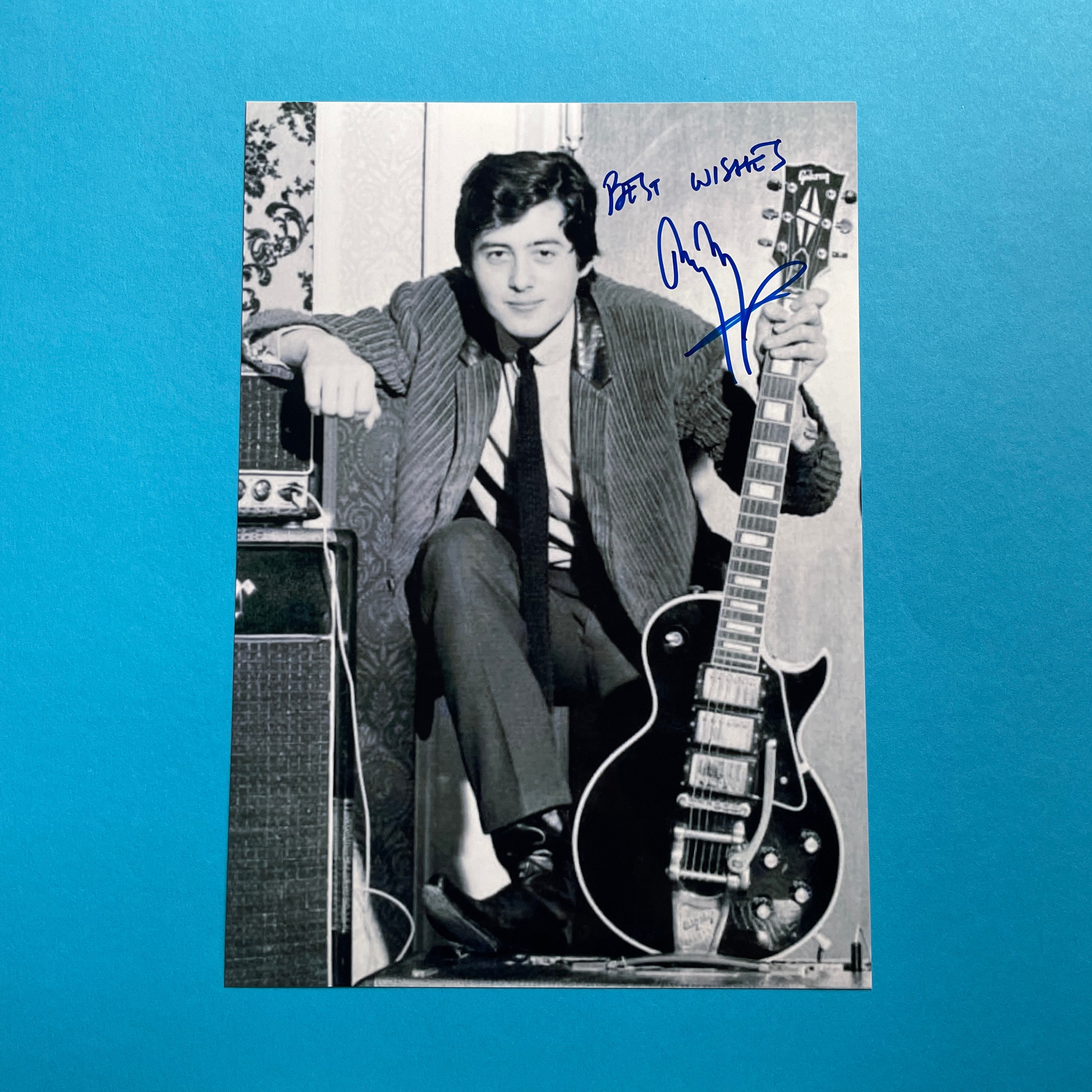 Jimmy Page Led Zeppelin Signed Photo Authentic Autograph With COA - Etsy