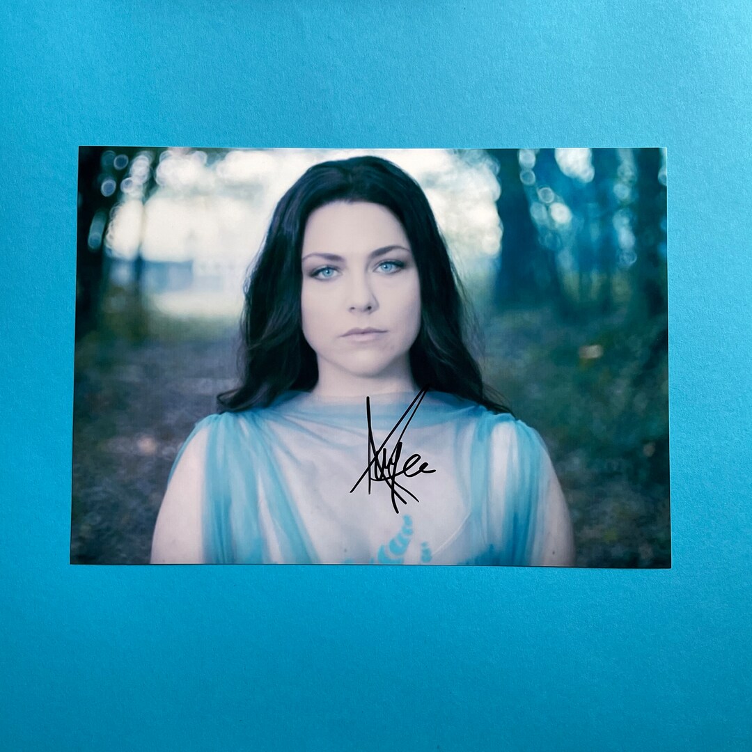 Amy Lee - Evanescence Signed Photo Authentic Autograph With COA - Etsy