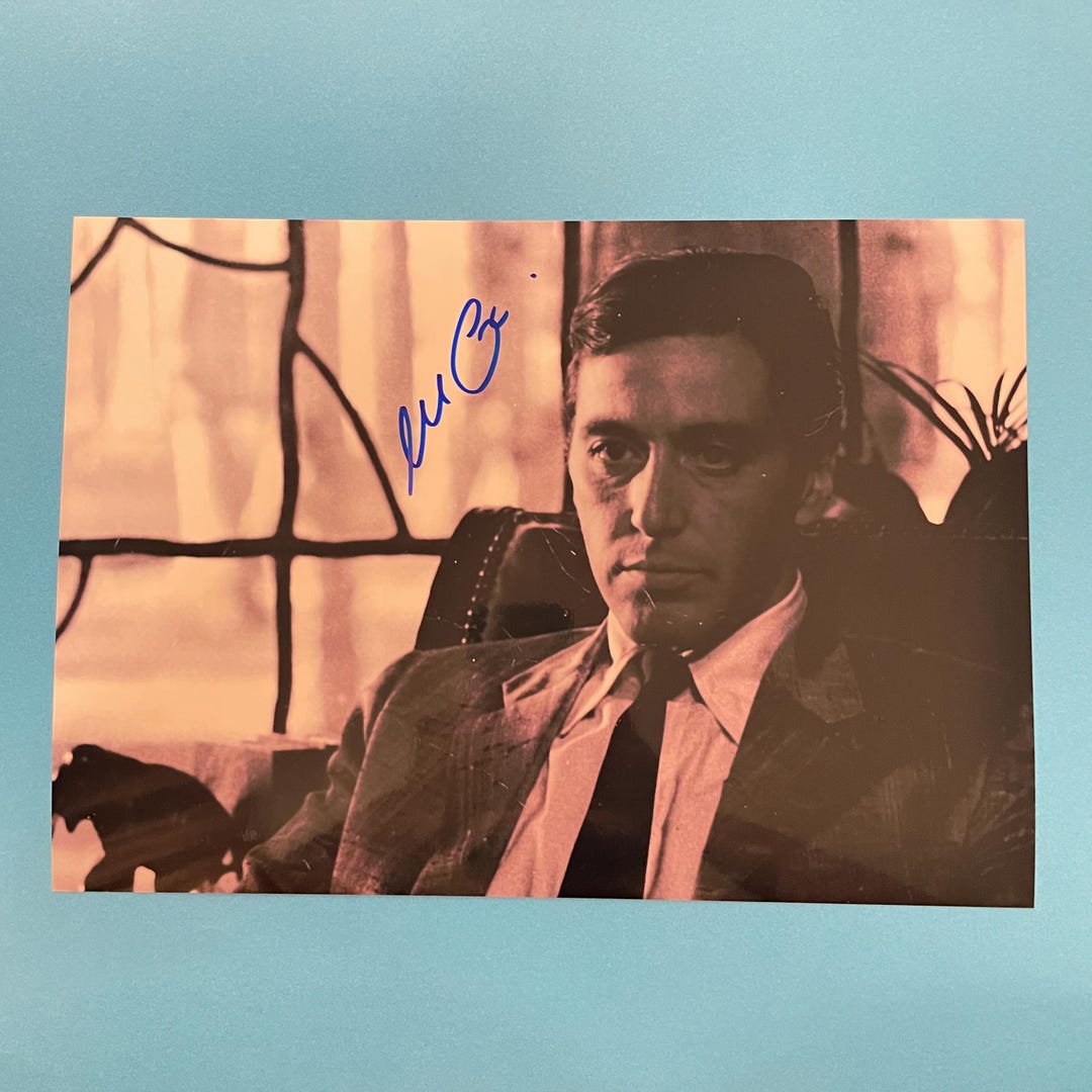 Al Pacino Signed Photo Authentic Autograph With COA - Etsy