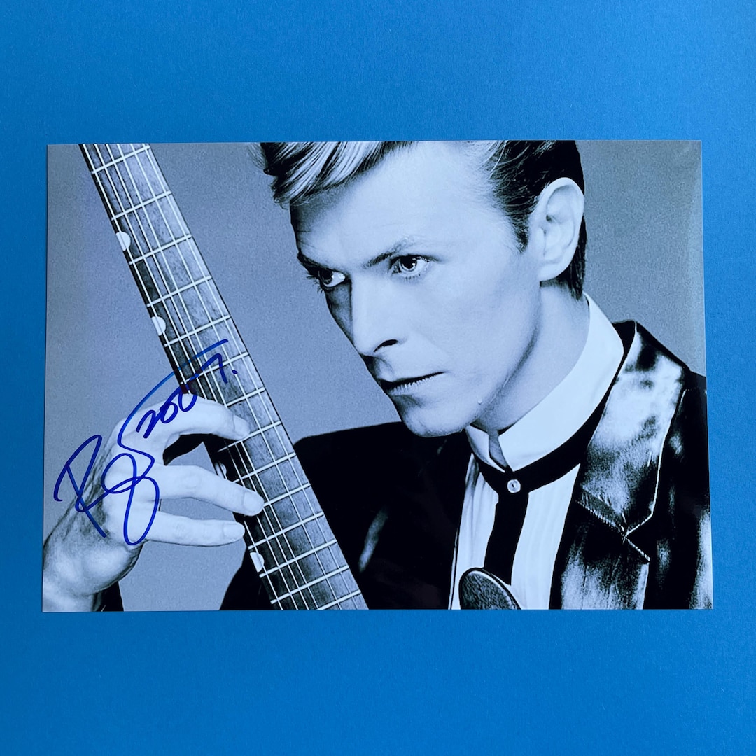 David Bowie Signed Photo Authentic Autograph With COA - Etsy