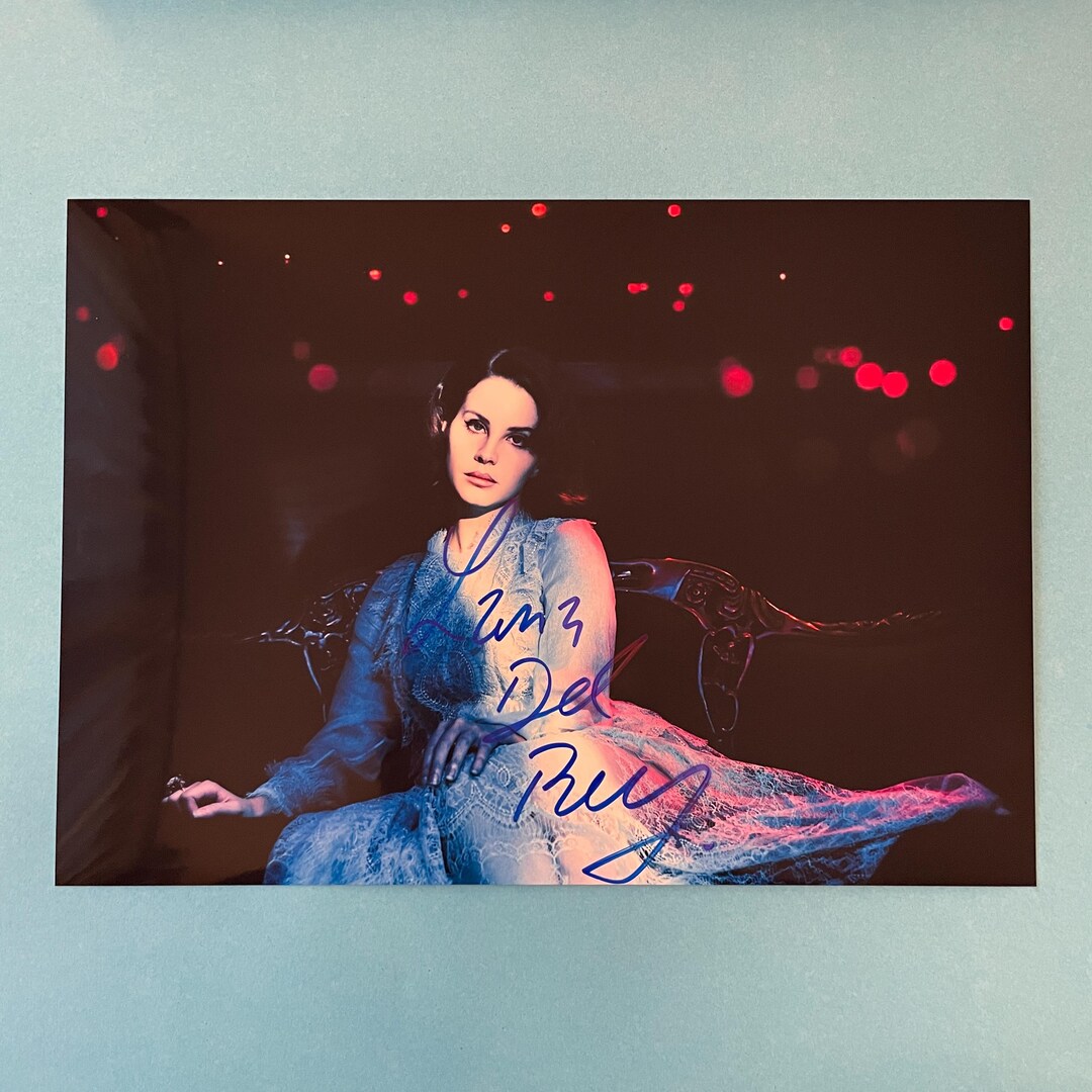 Lana Del Rey Signed Photo Authentic Autograph With COA - Etsy