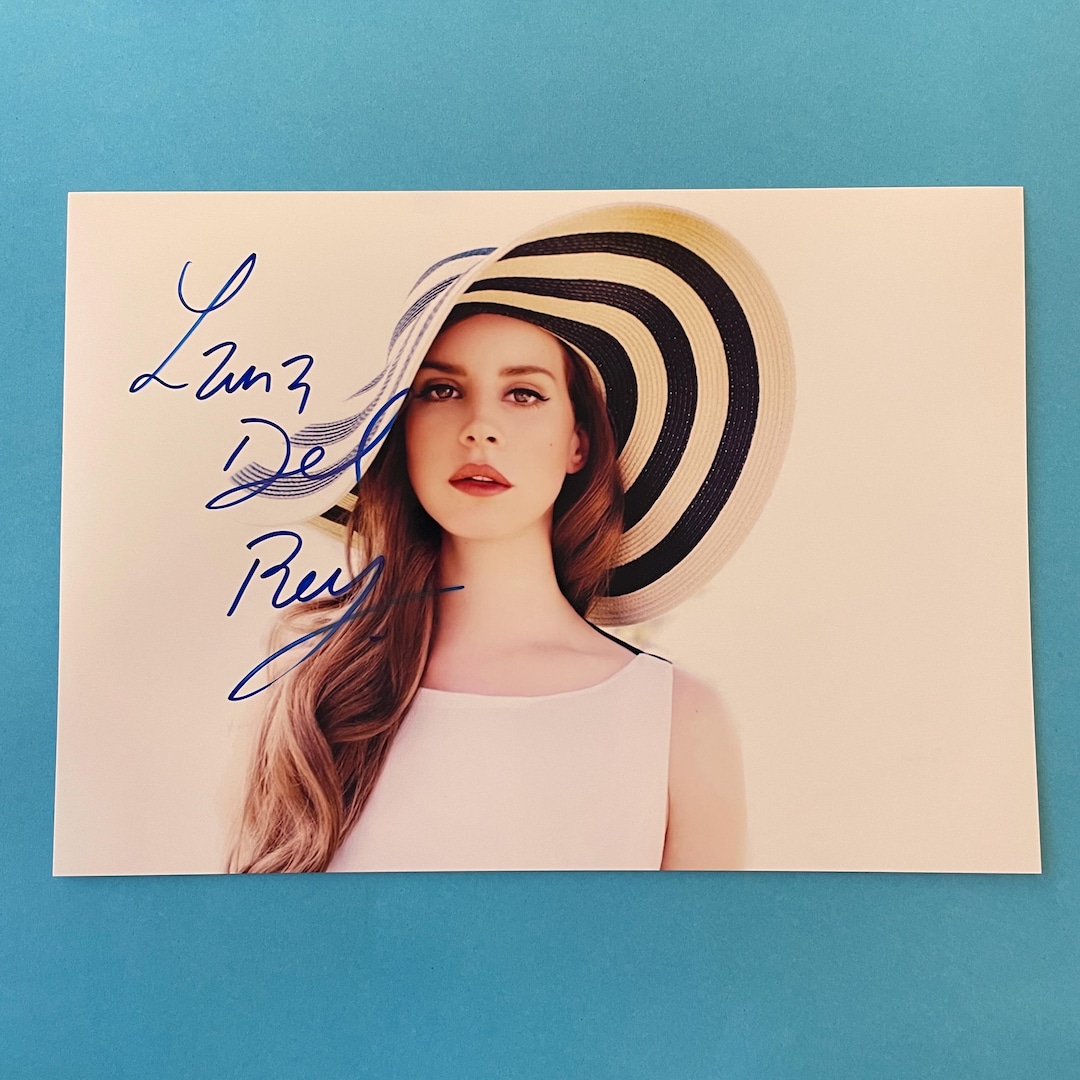 Lana Del Rey Signed Photo Authentic Autograph With COA - Etsy