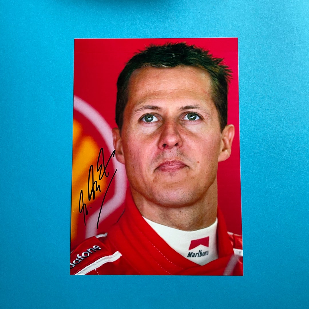Michael Schumacher F1 Champion Signed Photo Authentic Autograph With ...