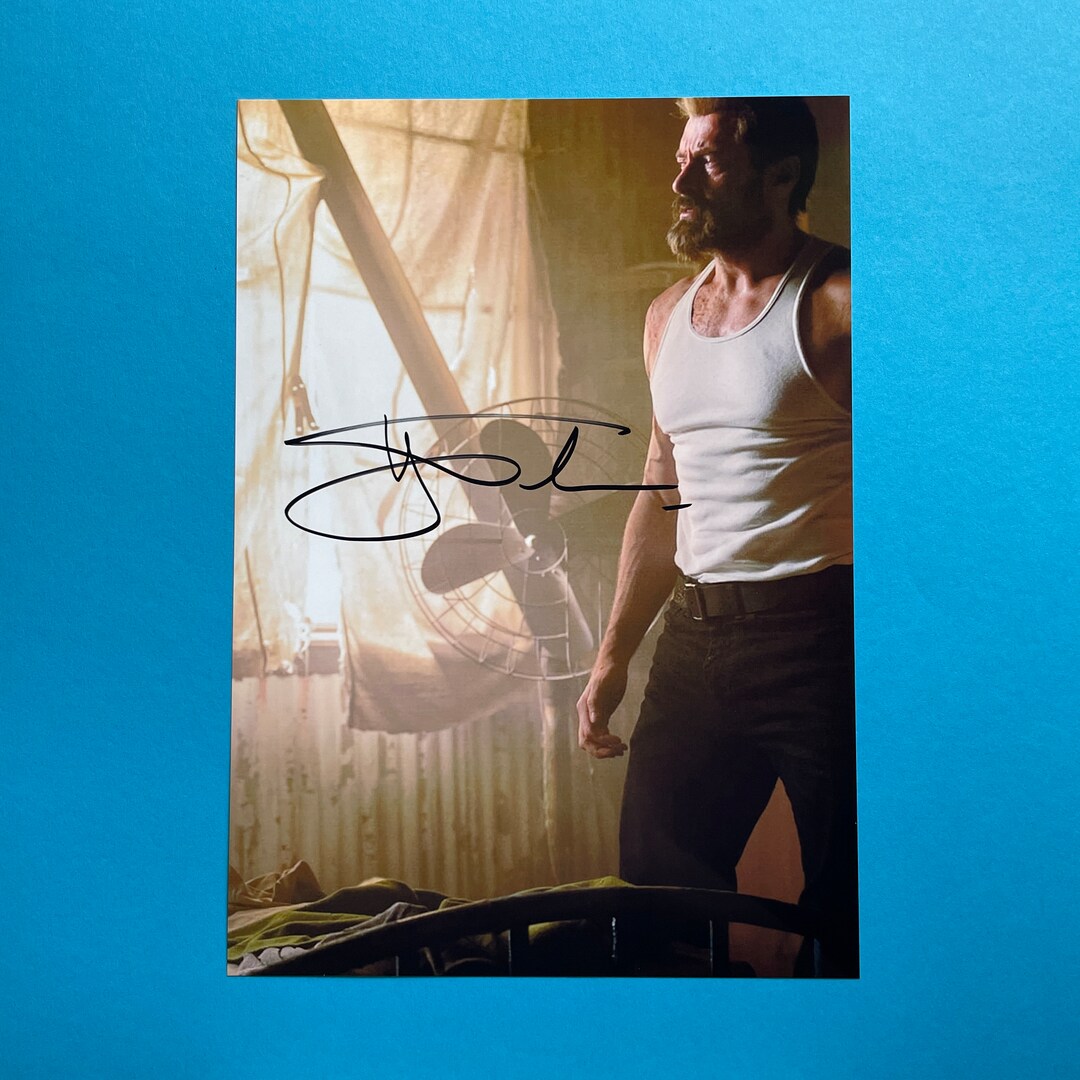 Hugh Jackman Signed Photo Authentic Autograph With COA - Etsy