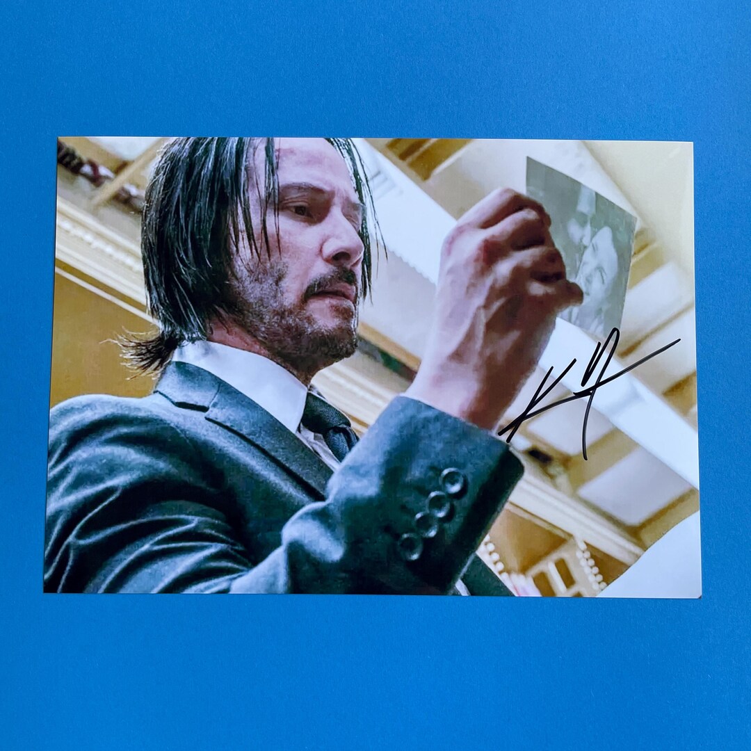 Keanu Reeves Signed Photo Authentic Autograph With COA - Etsy