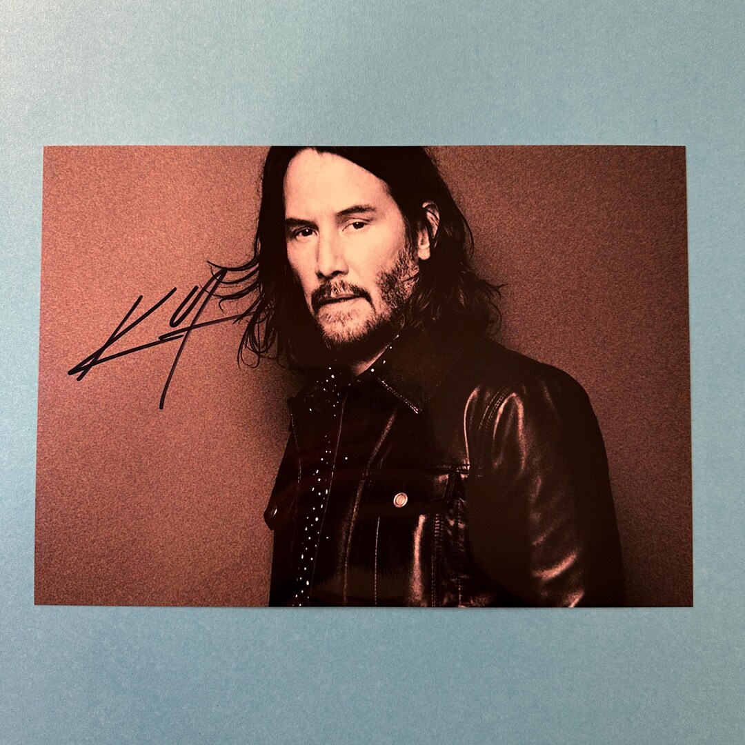 Keanu Reeves Signed Photo Authentic Autograph With COA - Etsy