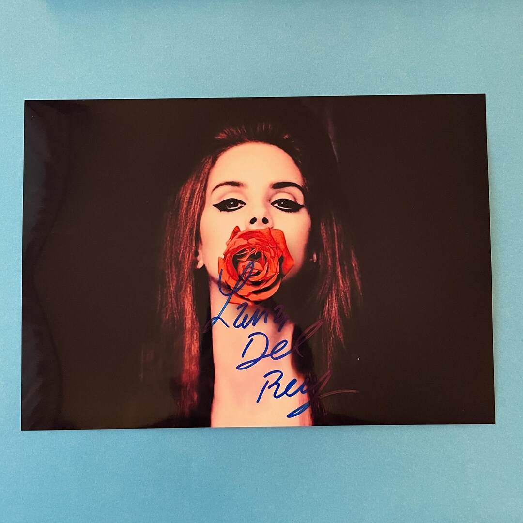 Lana Del Rey Signed Photo Authentic Autograph With COA - Etsy