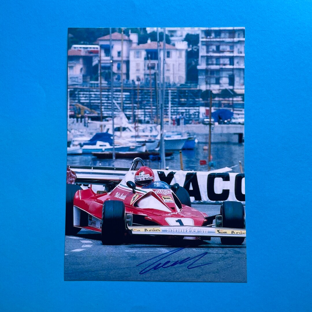 Niki Lauda Signed Photo Authentic Autograph With COA - Etsy