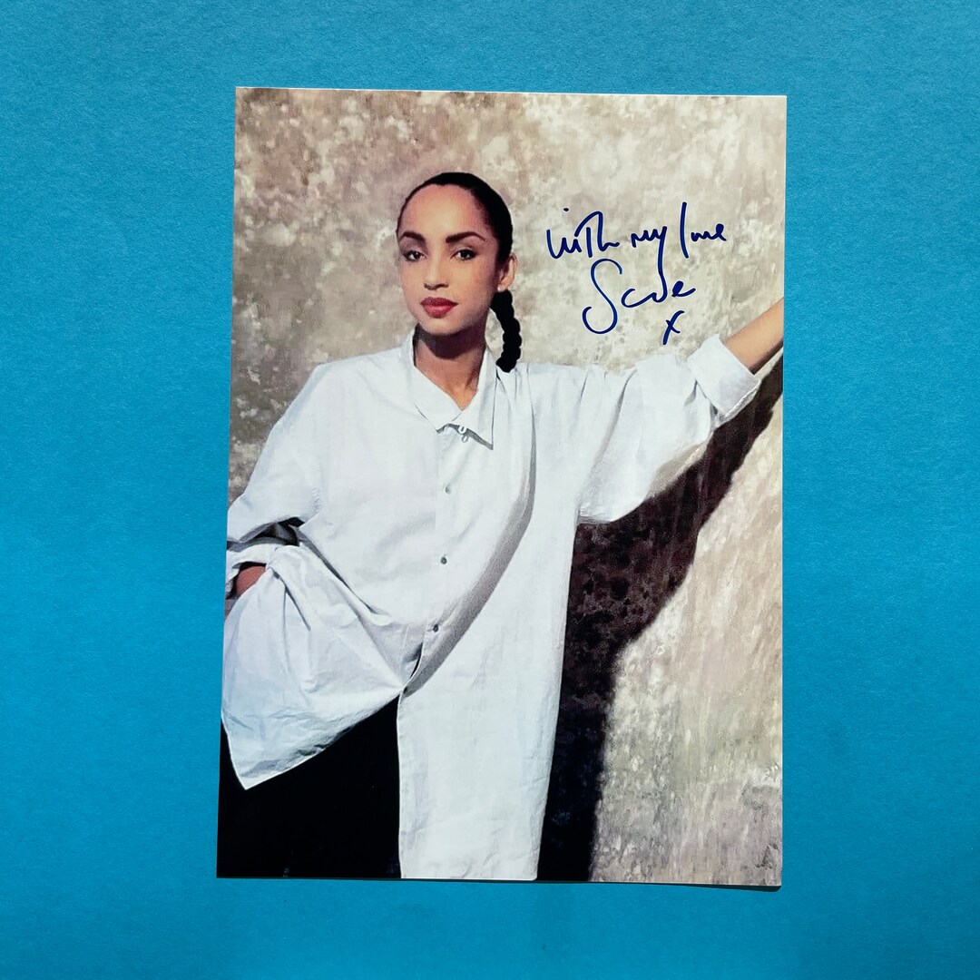 Sade Signed Photo Authentic Autograph With COA - Etsy