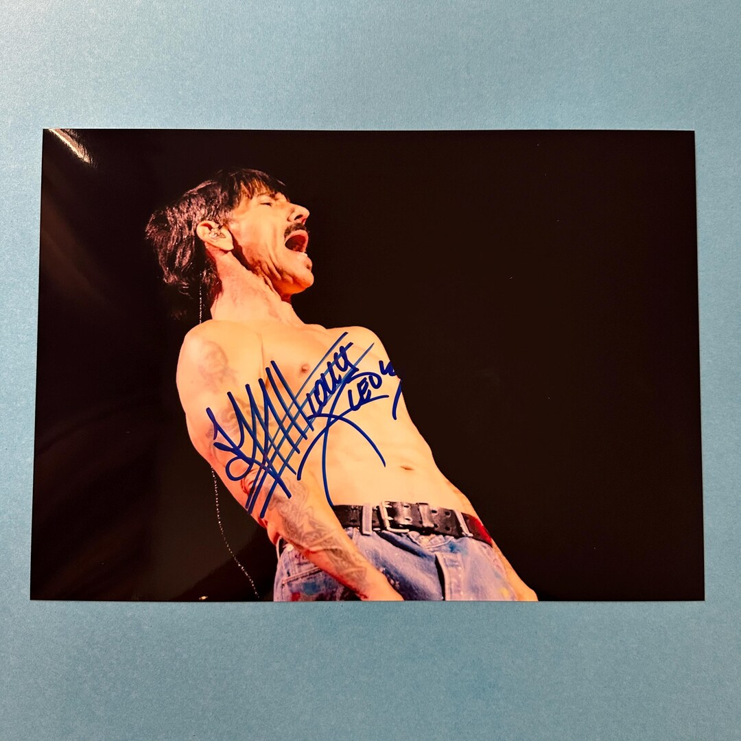 Anthony Kiedis Red Hot Chili Peppers Signed Photo Authentic Autograph With COA - Etsy