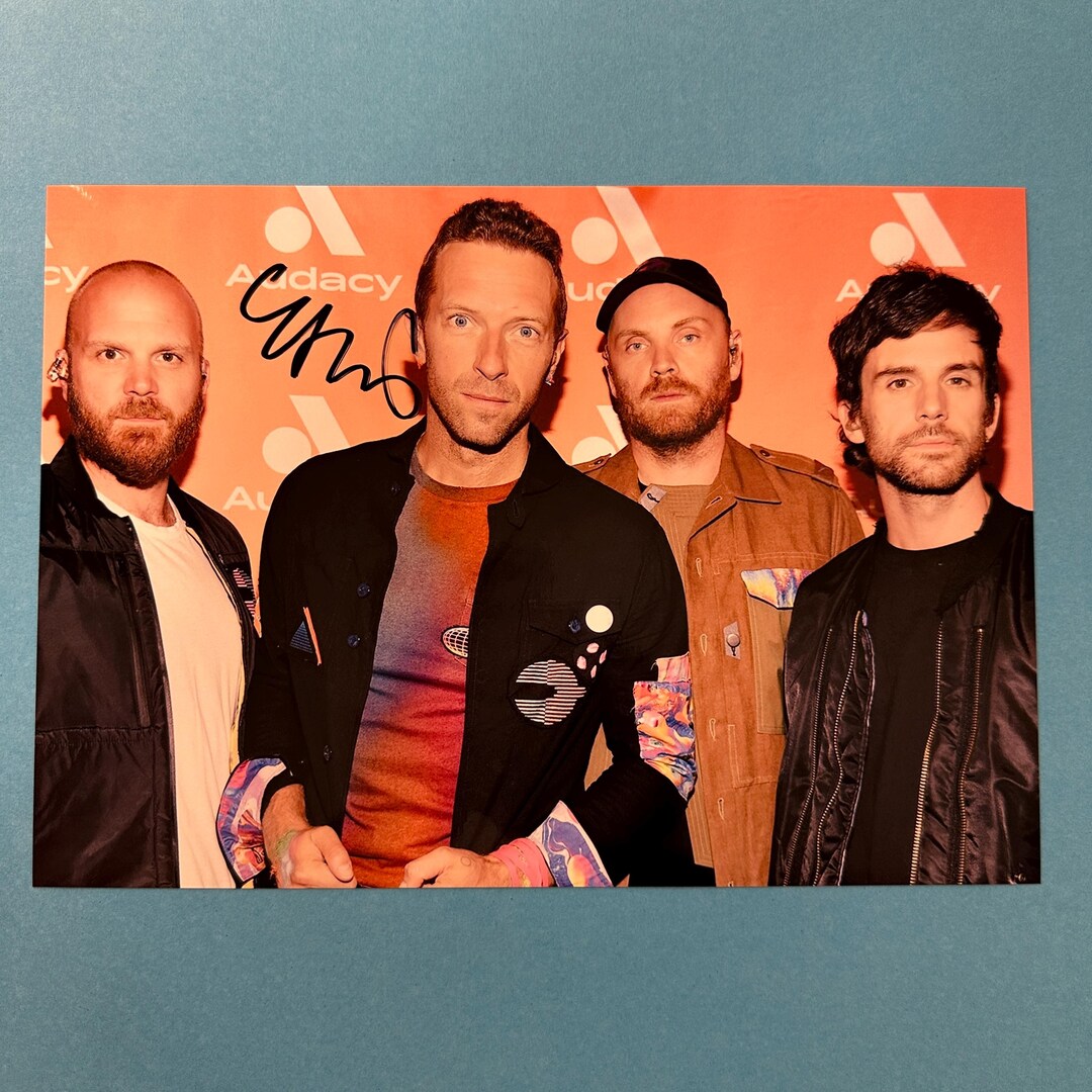 Chris Martin - Coldplay Signed Photo Authentic Autograph With COA - Etsy