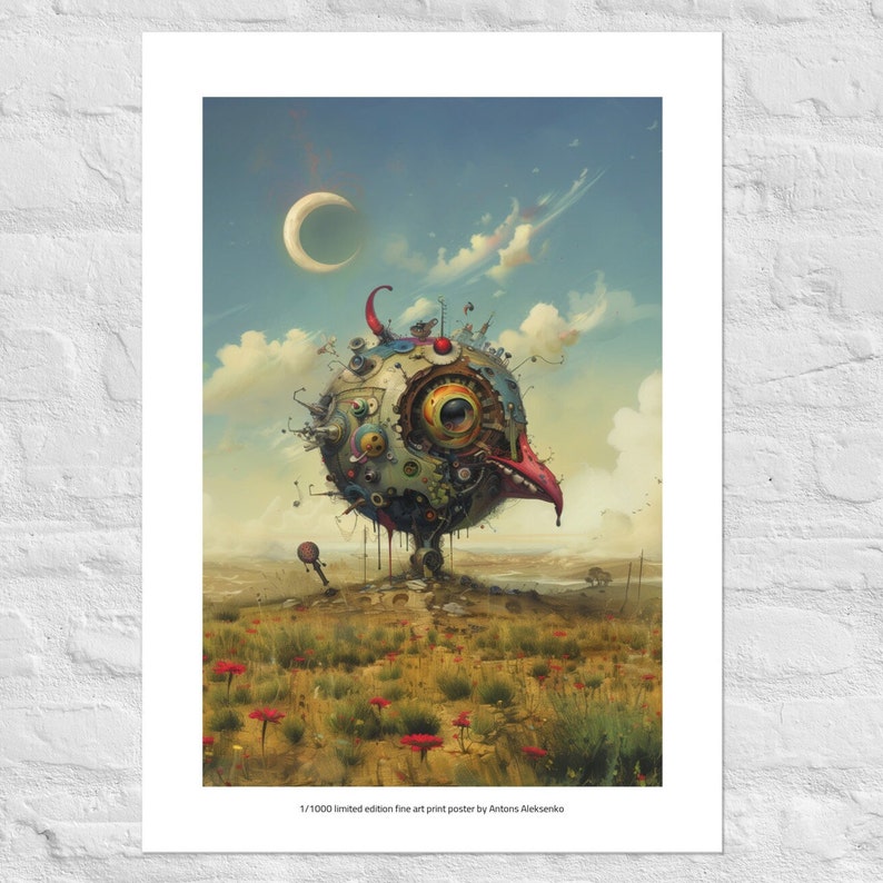 THE NIGHTWATCHER Collectible Art Print Poster Limited 1 of 1000 - Etsy