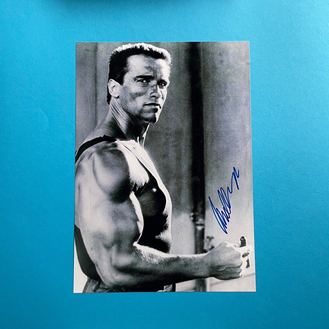 Arnold Schwarzenegger Signed Photo Authentic Autograph With COA - Etsy