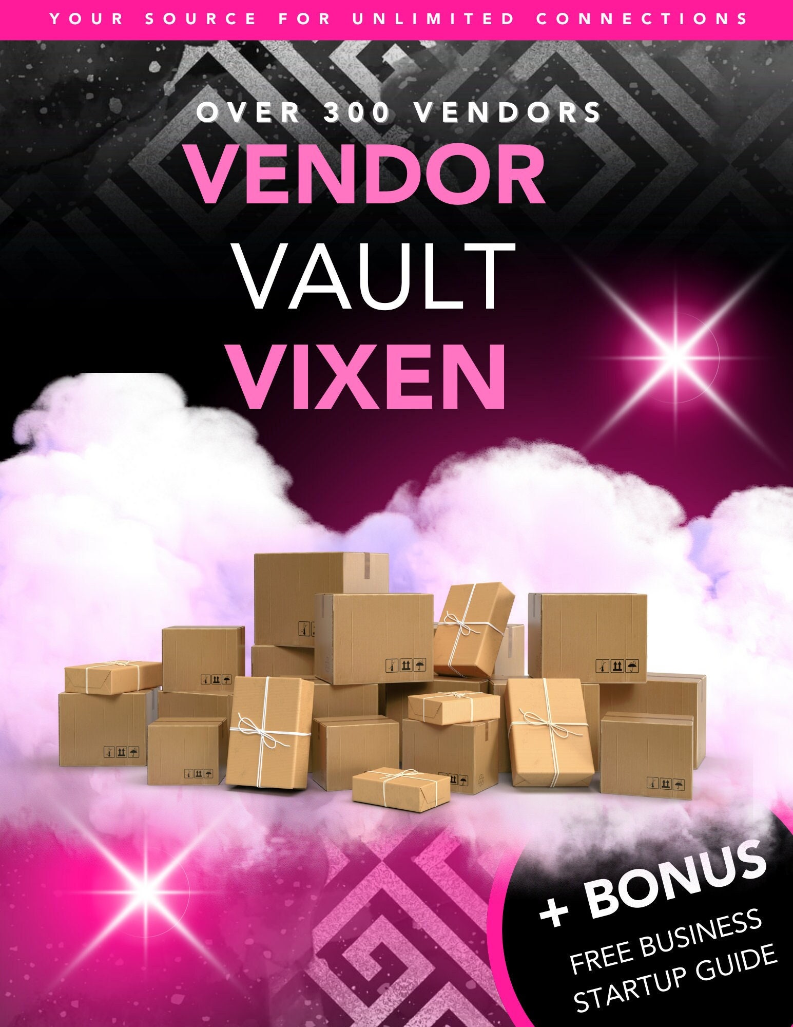 Vendor Vault Vixen | Vendor Lists | How to Start a Business | PLR | Resell Rights - Etsy