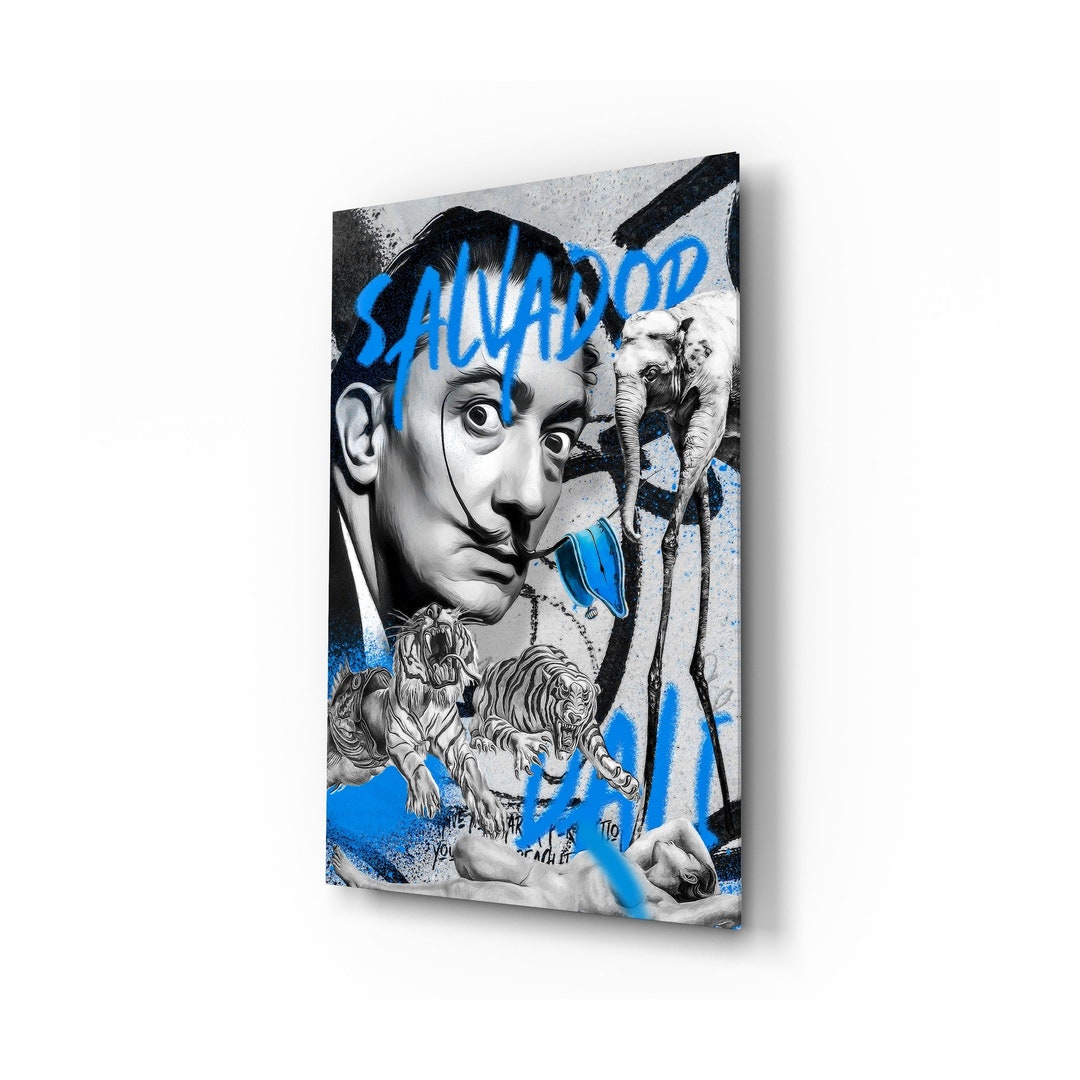 Salvador Dali - Designer's Collection Glass Wall Art - Etsy