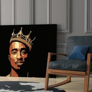 Tupac | Glass Wall Art - Etsy