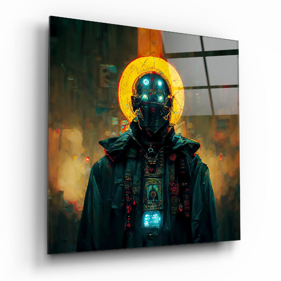 Monster - Glass Wall Art - Etsy