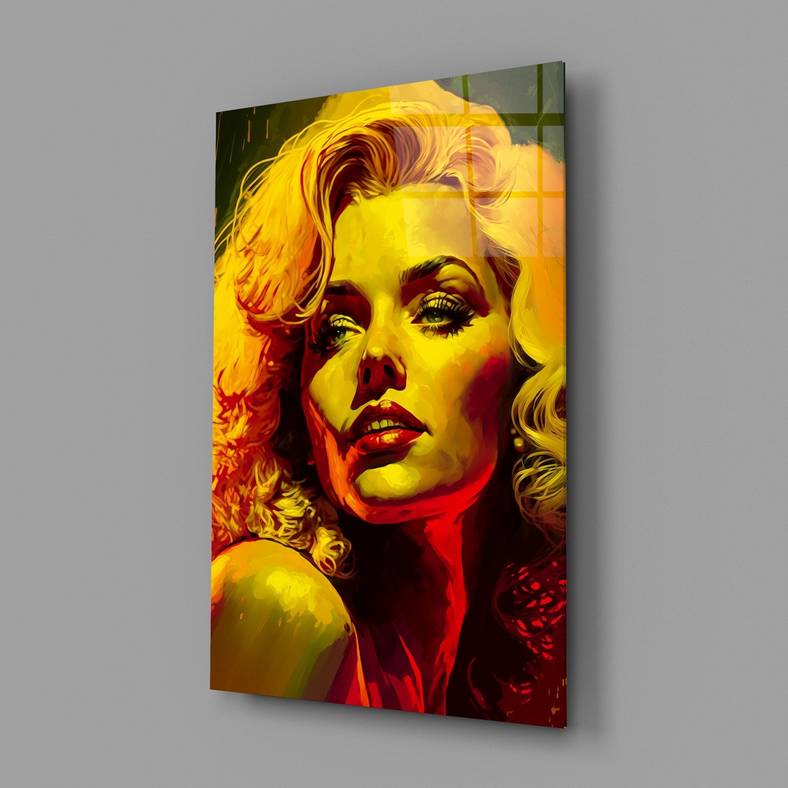 Marilyn Monroe - Designer's Collection Glass Wall Art - Etsy