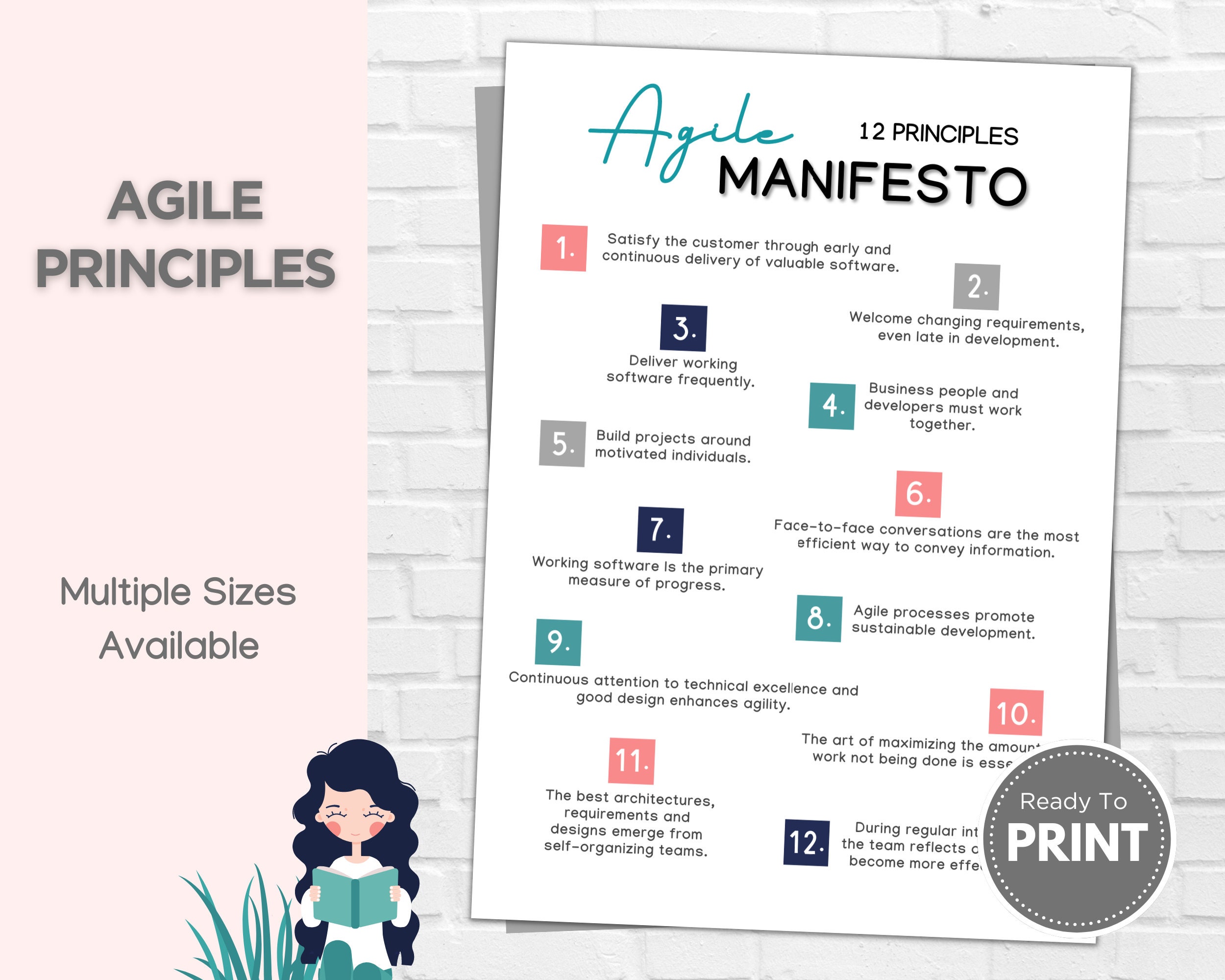 Agile Manifesto Powerpoint Slide