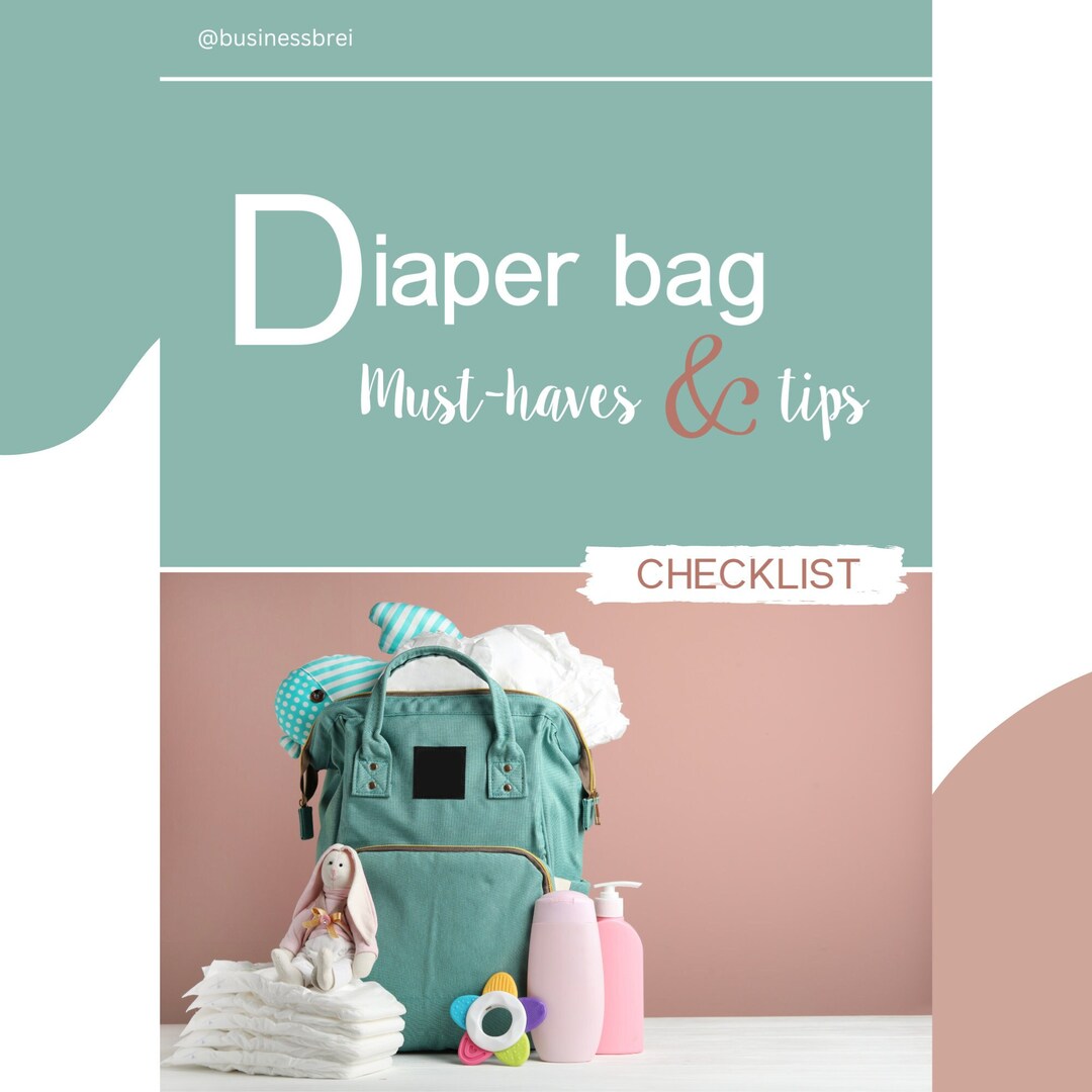 Packing Diaper Bag Baby | Checklist Mom | Immediately Available PDF ...