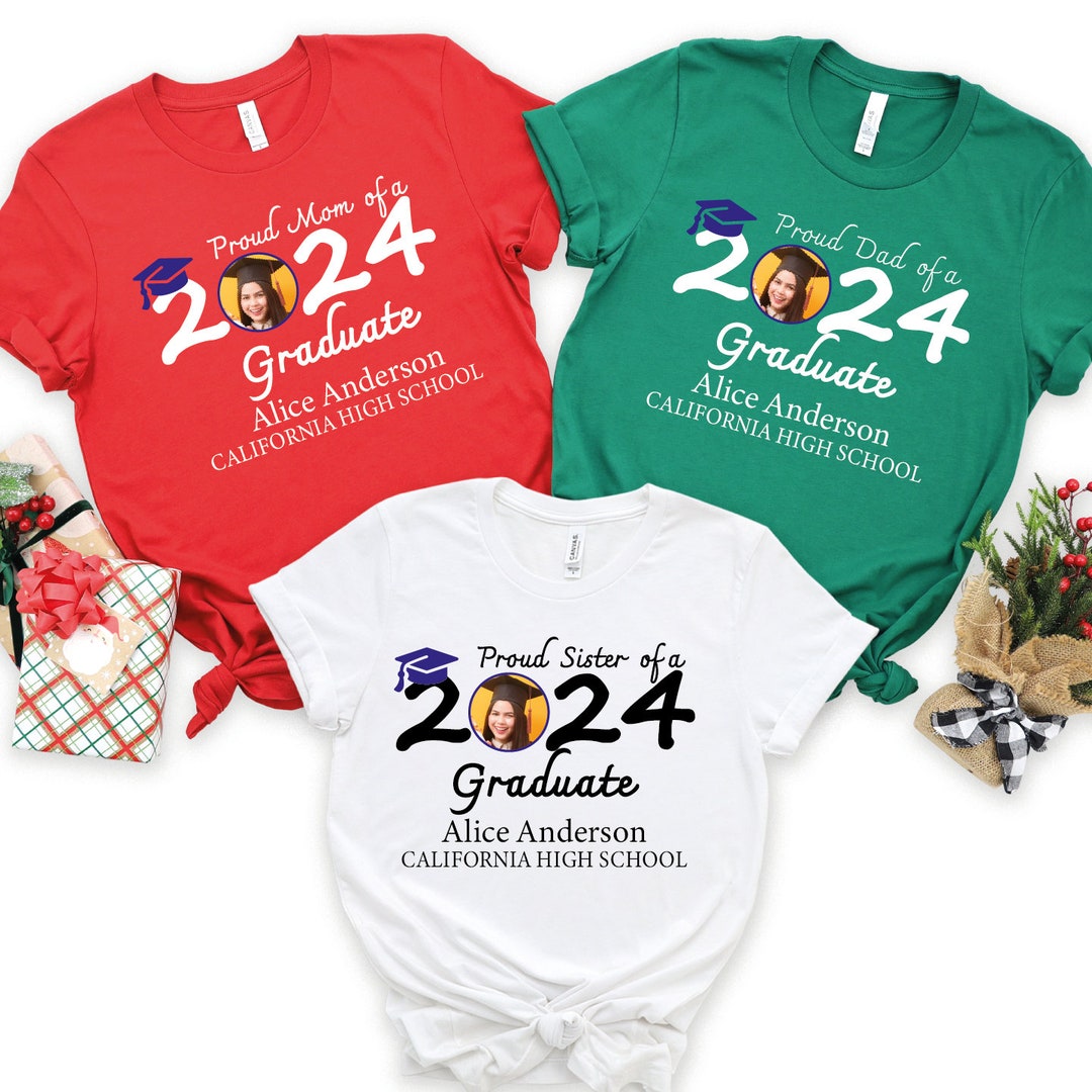 Personalized Graduation Shirts, Add the Photo Graduation Shirt, Proud ...